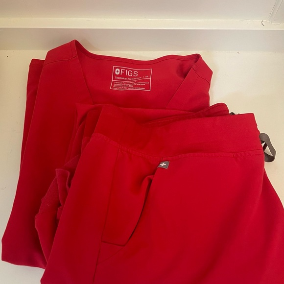Figs | Other | Figs Red Scrub Set | Poshmark